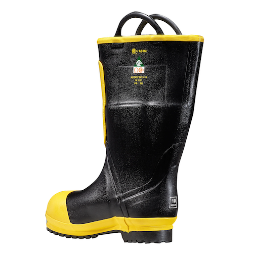 16" Rubber Firefighter Boot