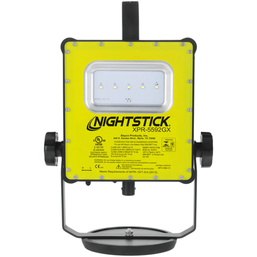Nightstick Intrinsically Safe Rechargeable LED Scene Light w/ Magnetic Base